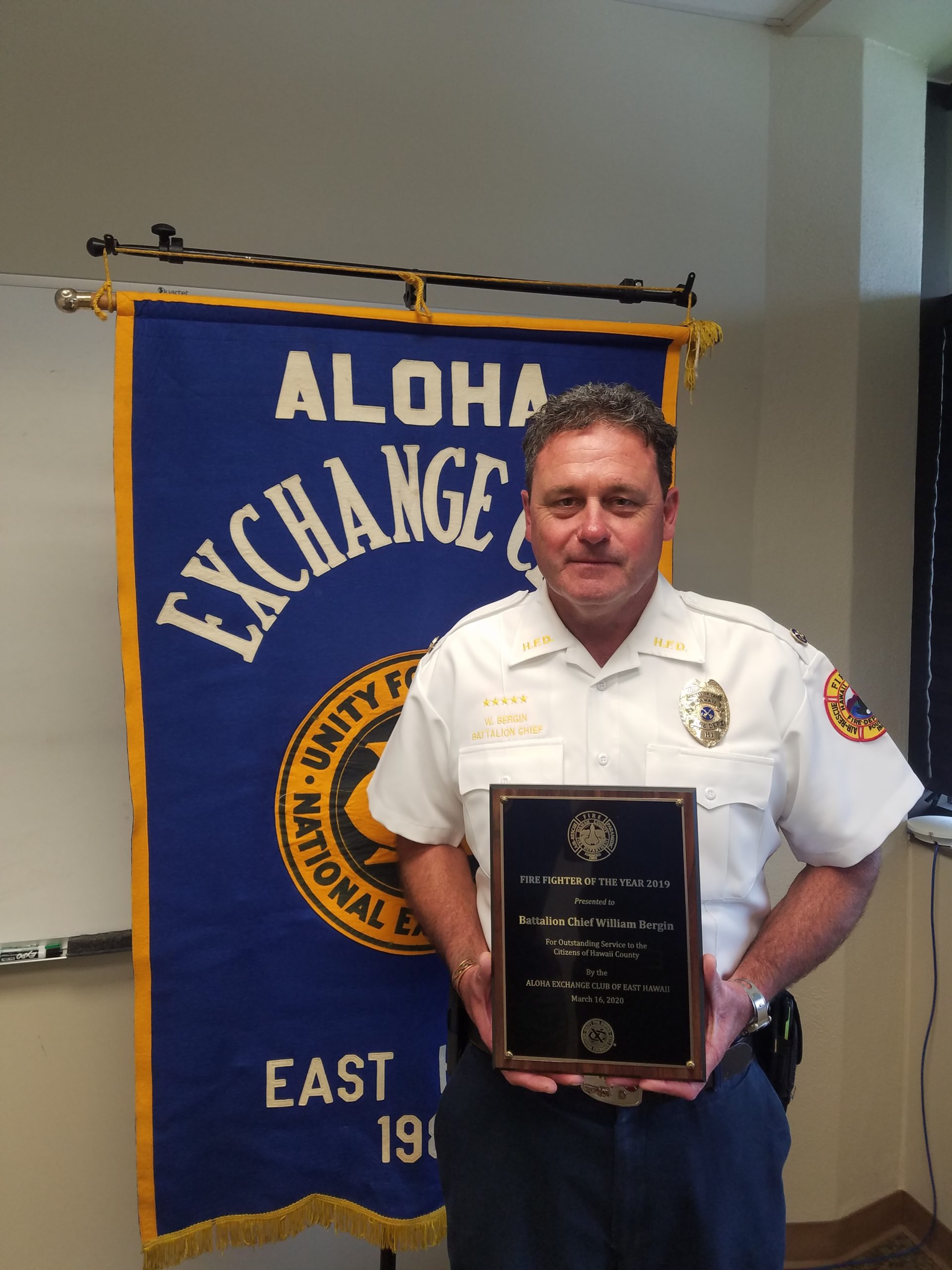 Battalion Chief William Bergin Chosen Fire Fighter of the Year for 2019 ...
