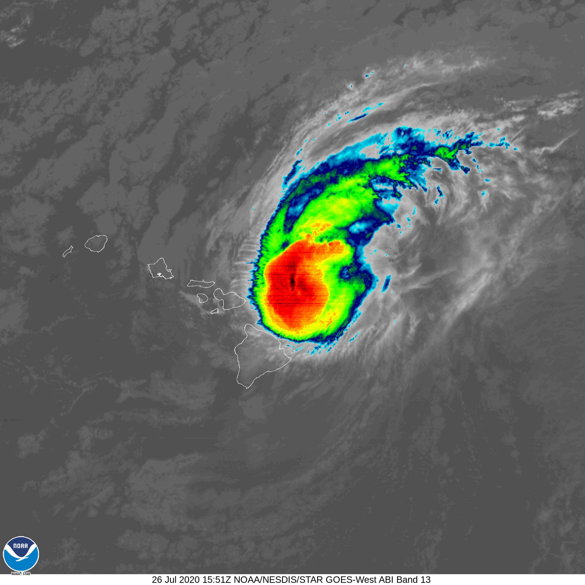 Hurricane Douglas Still 90MPH Winds - Howzit Kohala